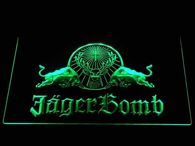 Jagermeister JagerBomb LED Neon Sign SafeSpecial LED Signs