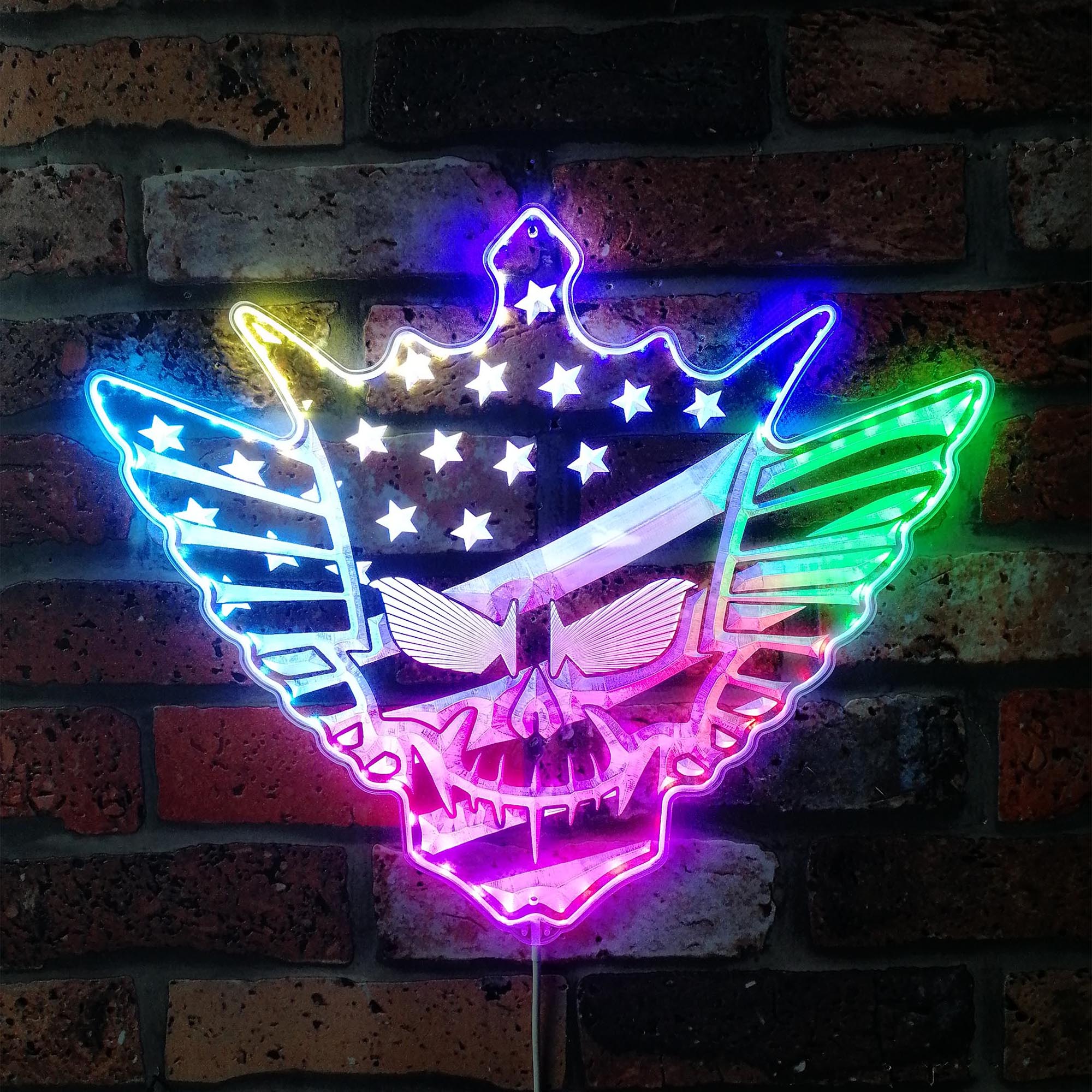 Cody Rhodes Logo RGB LED Sign SafeSpecial LED Signs