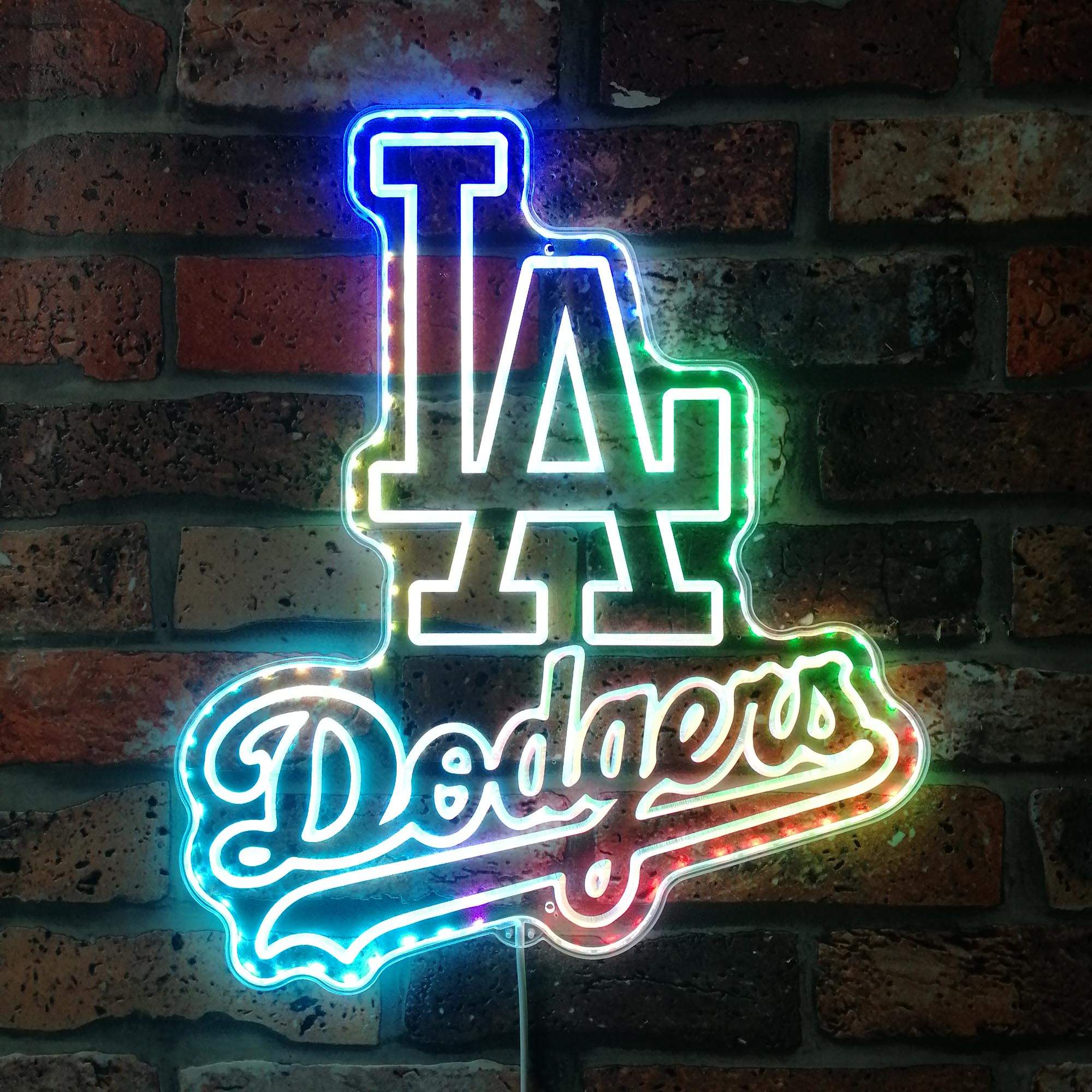 Los Angeles Dodgers Logo 5 RGB LED Sign SafeSpecial LED Signs