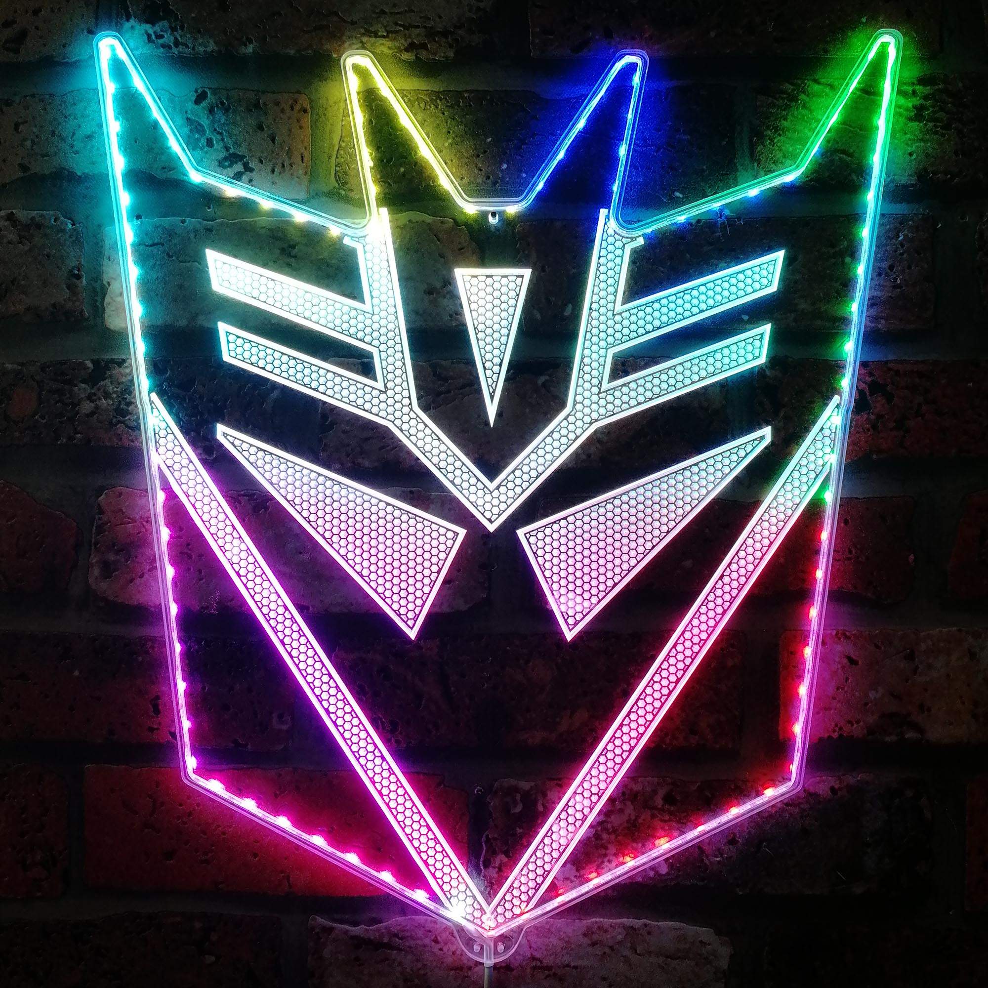 Transformers Decepticon Icon 2 RGB LED Sign SafeSpecial LED Signs
